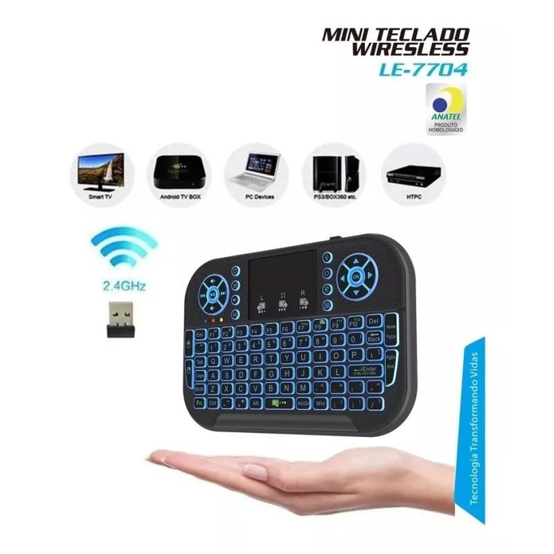 Mastertek - Seu Shopping em Informática! - MINI TECLADO CONTROLE 2.4G ...
