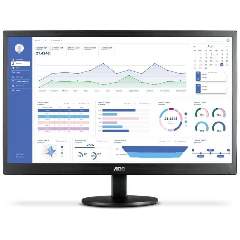 Mastertek - Seu Shopping em Informática! - MONITOR AOC WIDESCREEN 21.5 ...