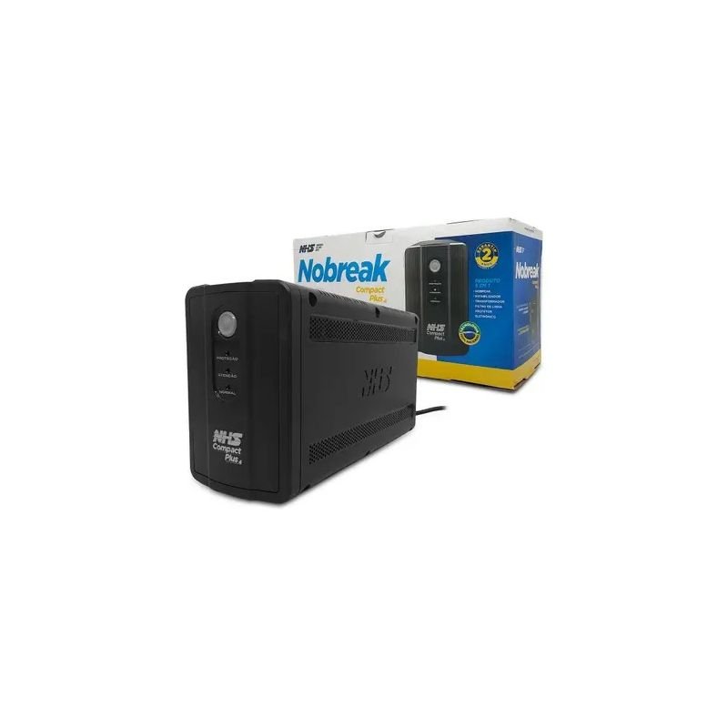 Mastertek - Seu Shopping em Informática! - NOBREAK 1200VA NHS COMPACT PLUS 4 ENTRADA BIVOLT ...