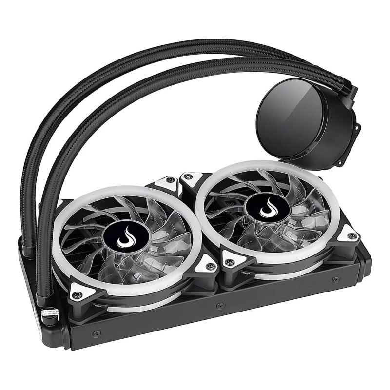 Mastertek - Seu Shopping em Informática! - WATER COOLER 240MM PRETO/RGB RISE MODE RM-WCB-02-RGB